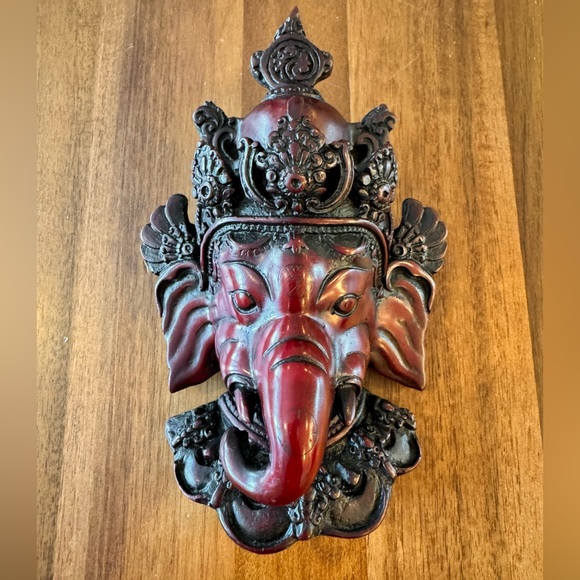 IndieGlam | Wall Decor | Artisan Nepal Ganesh Sculpture Wall Decor ...